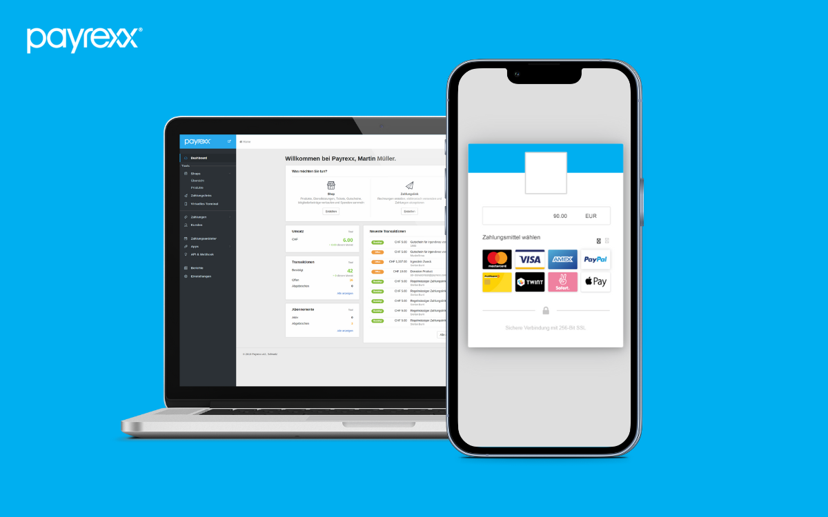Payrexx Pro-Abonnement zum halben Preis – there for you